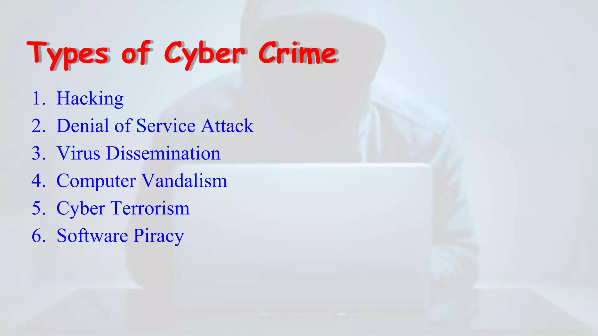 Cyber Crime and a Case Study | PPTX