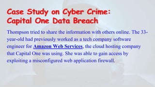 Cyber Crime and a Case Study | PPTX