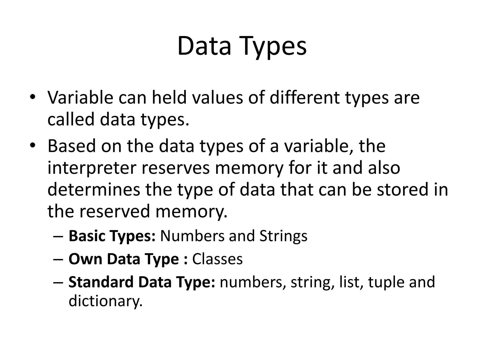 20BCT23 – PYTHON PROGRAMMING.pptx | Free Download