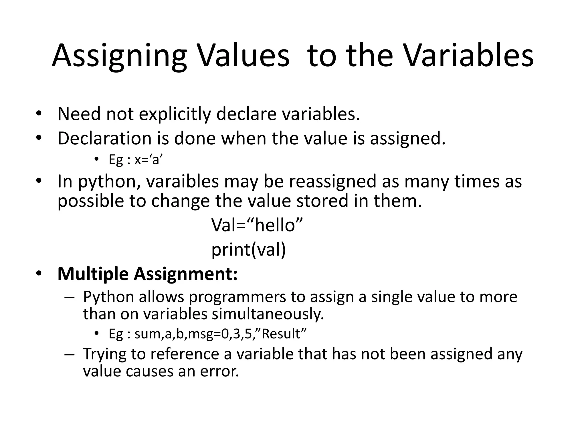 20BCT23 – PYTHON PROGRAMMING.pptx | Free Download
