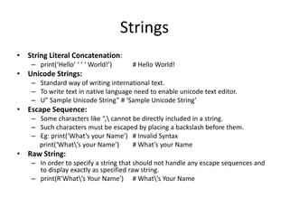 20BCT23 – PYTHON PROGRAMMING.pptx | Free Download