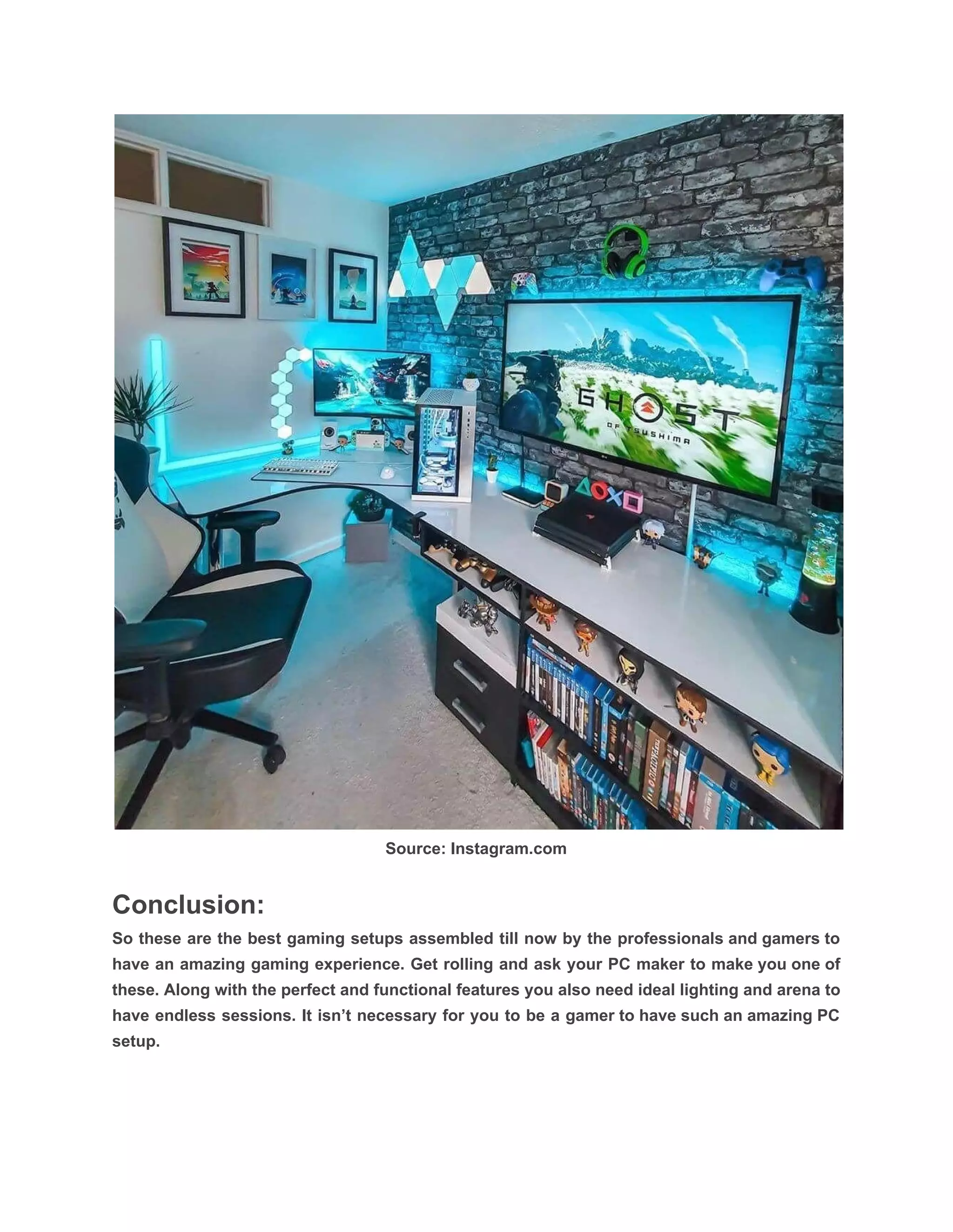 20+ best gaming setups to take inspiration from | PDF
