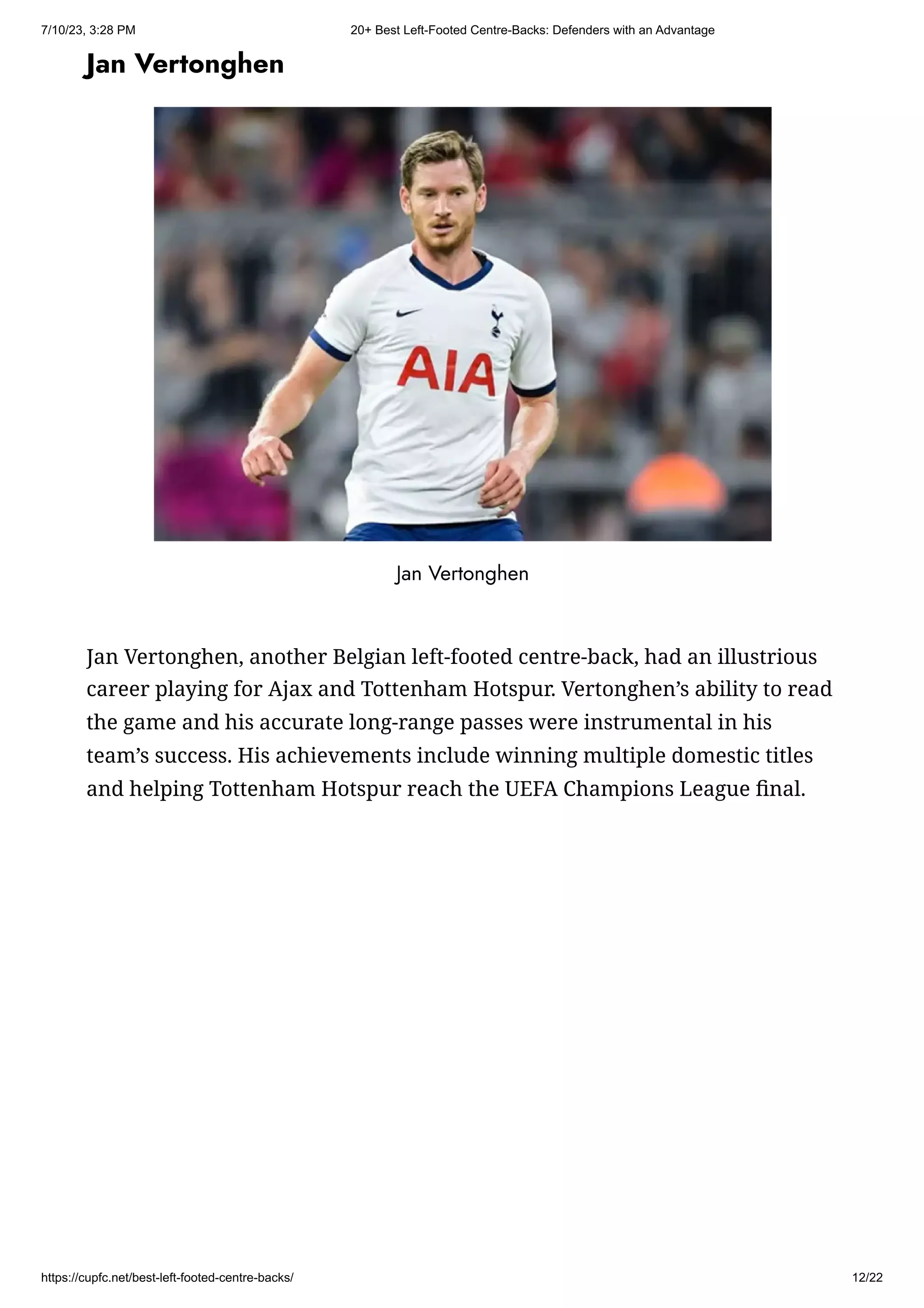 20+ Best Left-Footed Centre-Backs_ Defenders with an Advantage.pdf