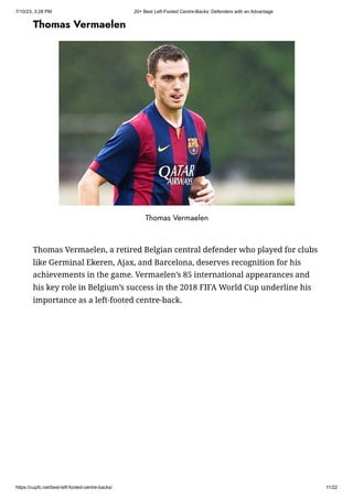 20+ Best Left-Footed Centre-Backs_ Defenders with an Advantage.pdf