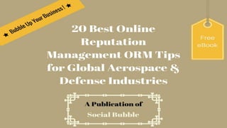 20 best online reputation management orm tips for global aerospace ...