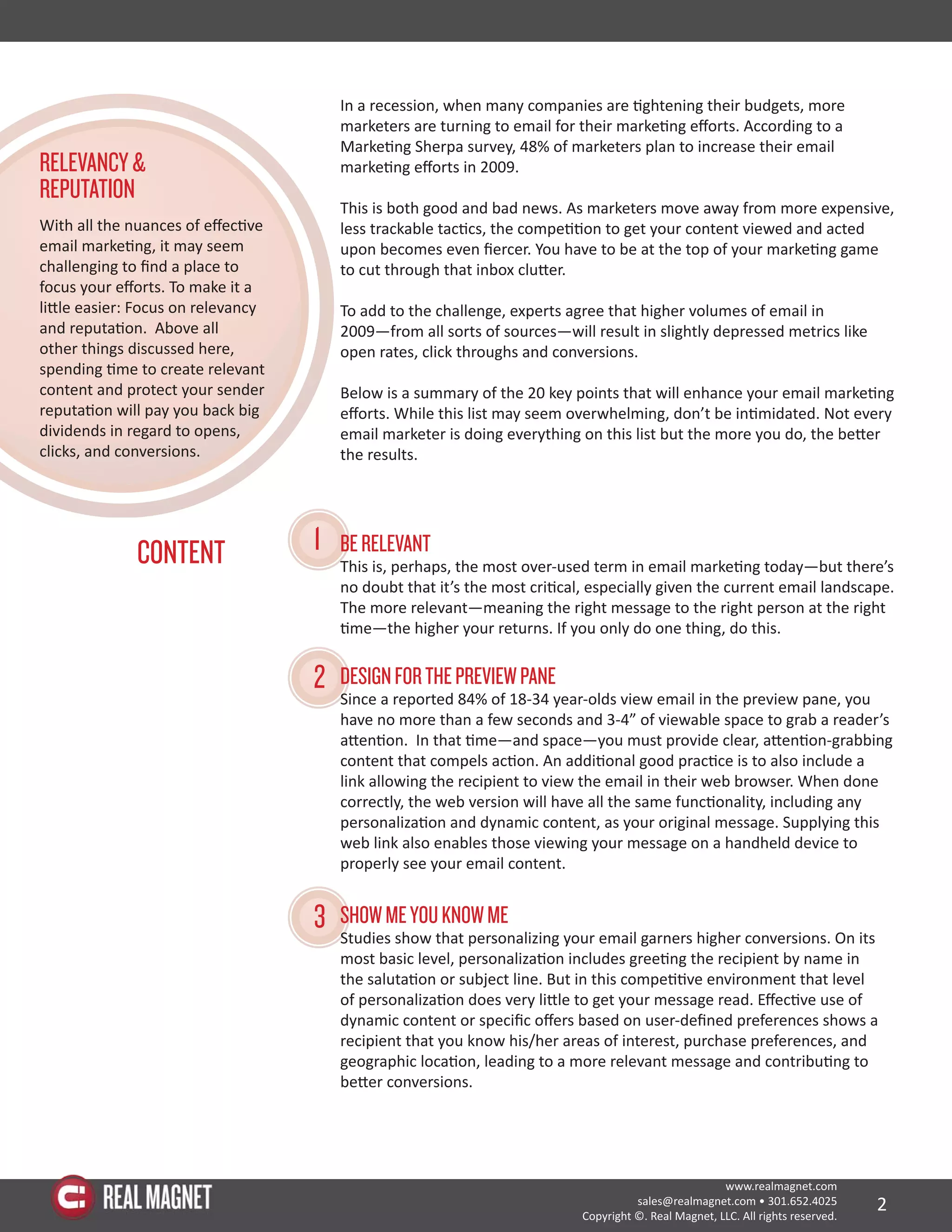 20 Best Practices Email | PDF | Email | Internet