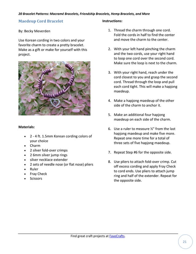 20 bracelet patterns macram bracelets friendship bracelets hemp brace…