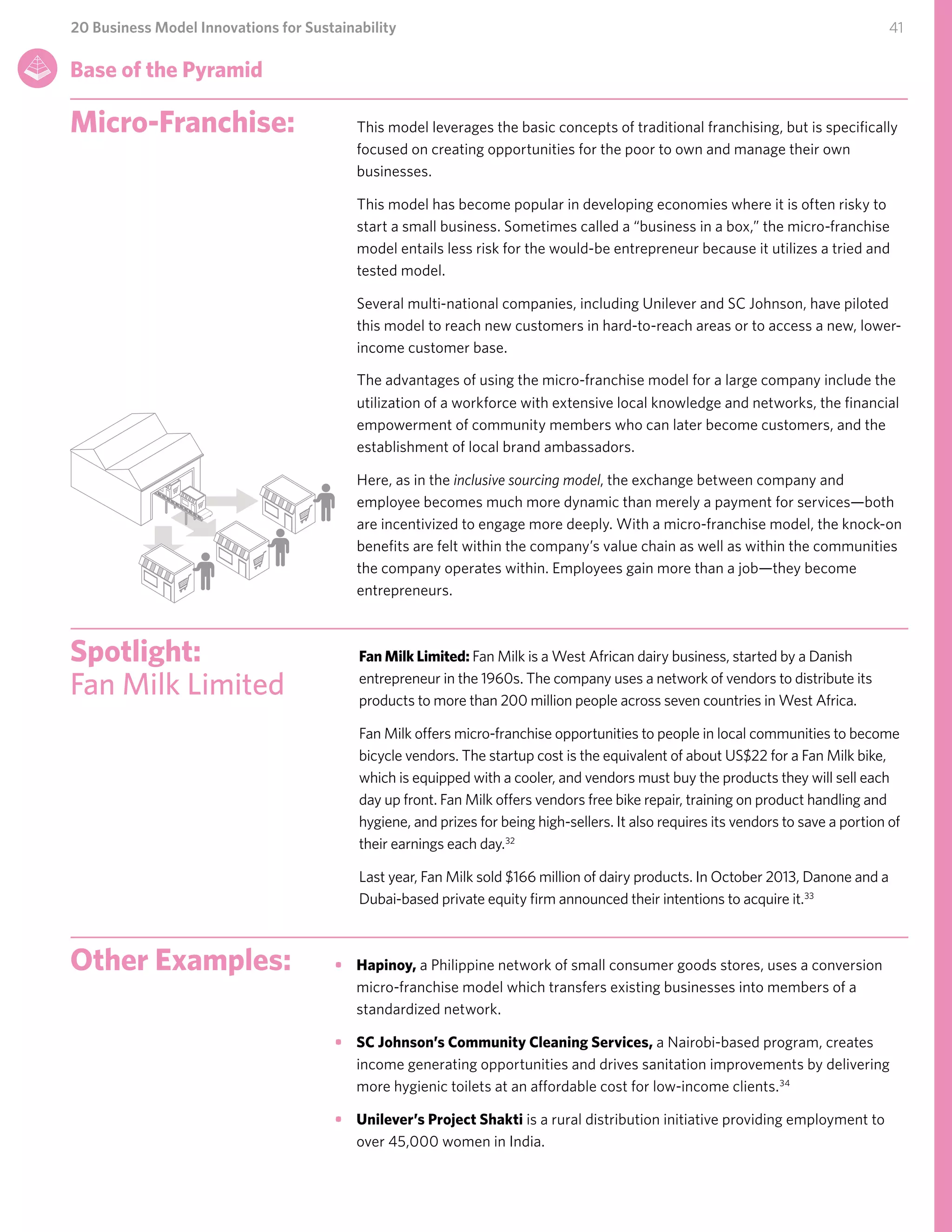 20 Business Model Innovations for Sustainability | PDF