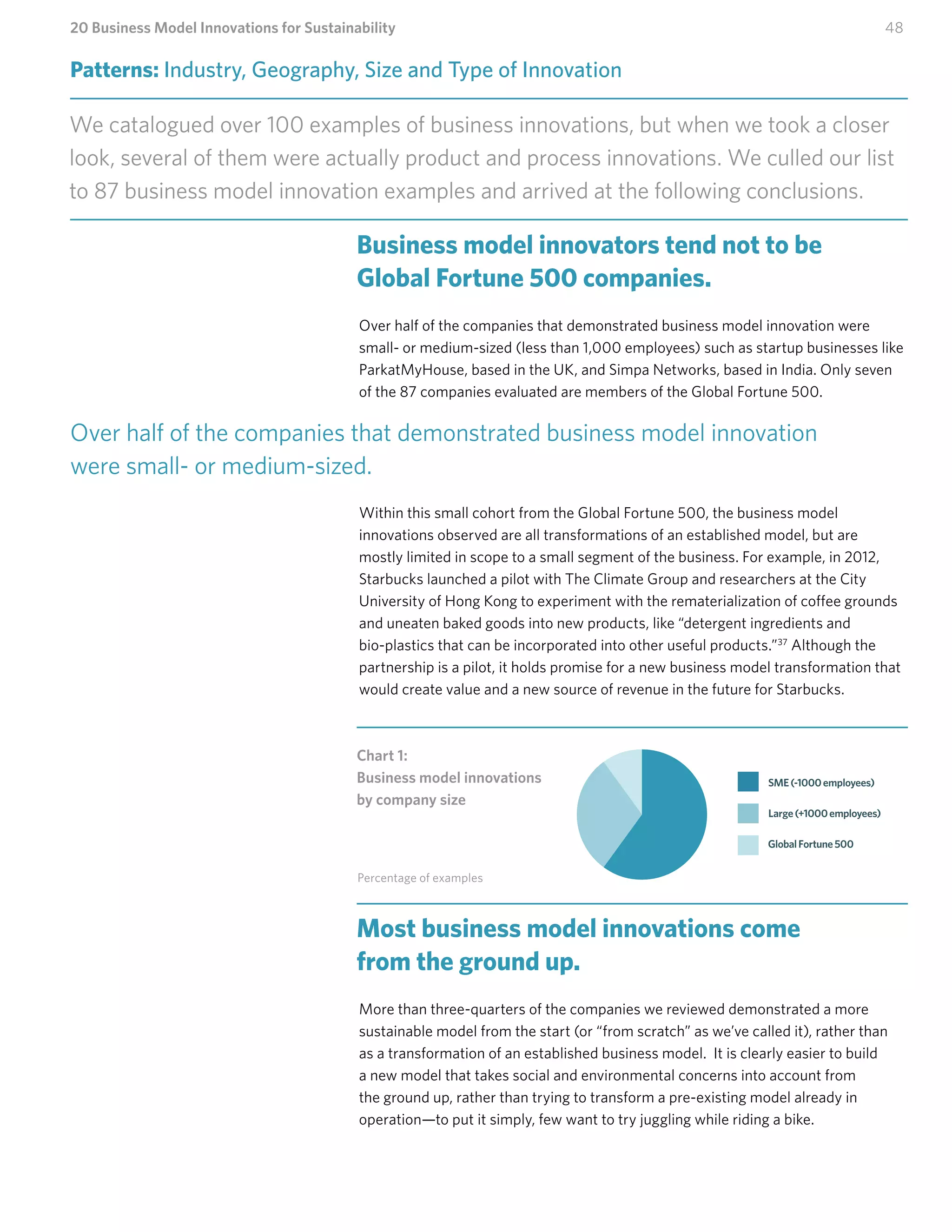 20 Business Model Innovations for Sustainability | PDF