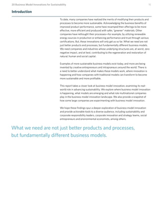 20 Business Model Innovations for Sustainability | PDF