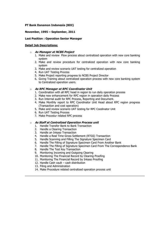 CV Budi Hermawan 2016 | PDF