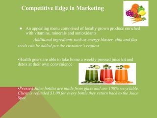 Final -The Juice Spot PowerPoint v3 | PPTX