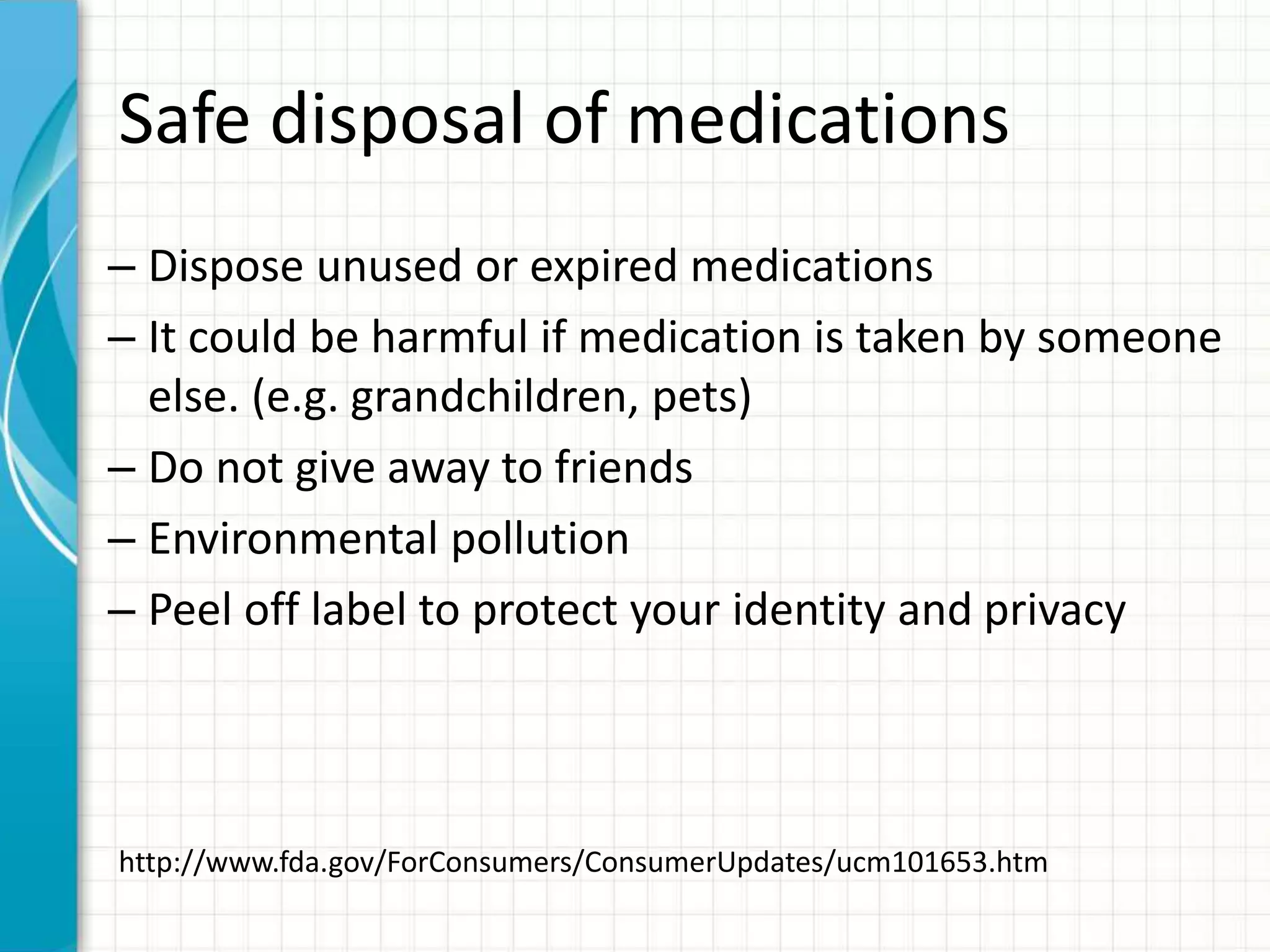 Medication Safety Presentation | PPTX