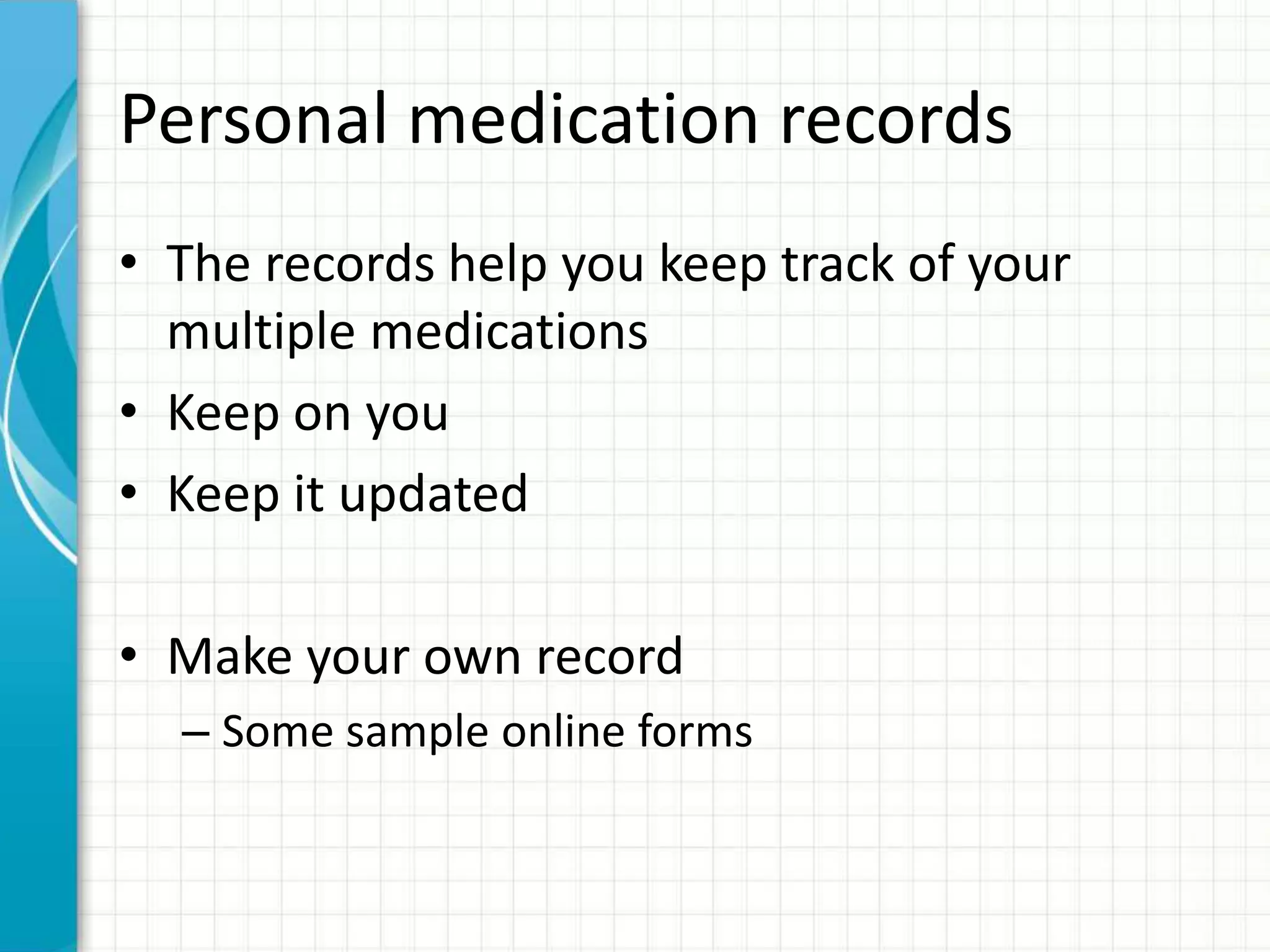 Medication Safety Presentation | PPTX