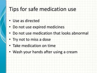 Medication Safety Presentation | PPTX