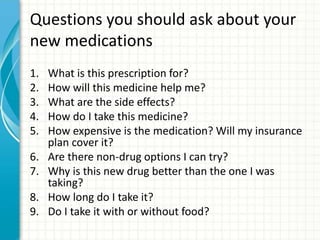 Medication Safety Presentation | PPTX
