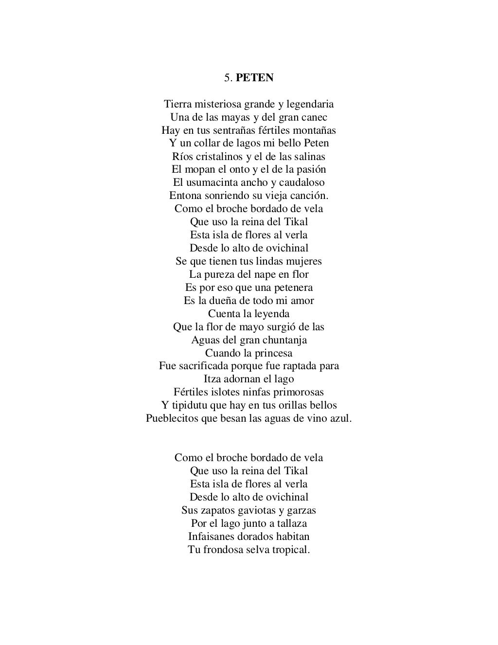 20 canciones guatemaltecas