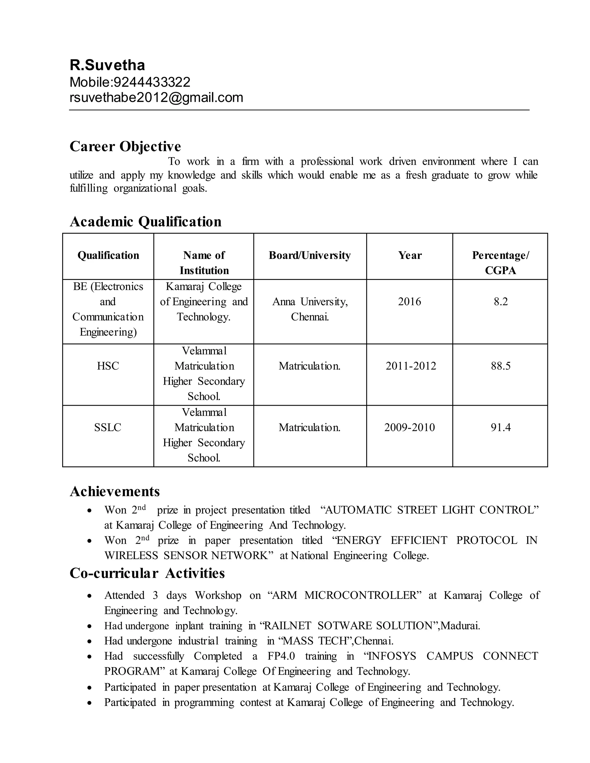 SUVE RESUME final | DOCX