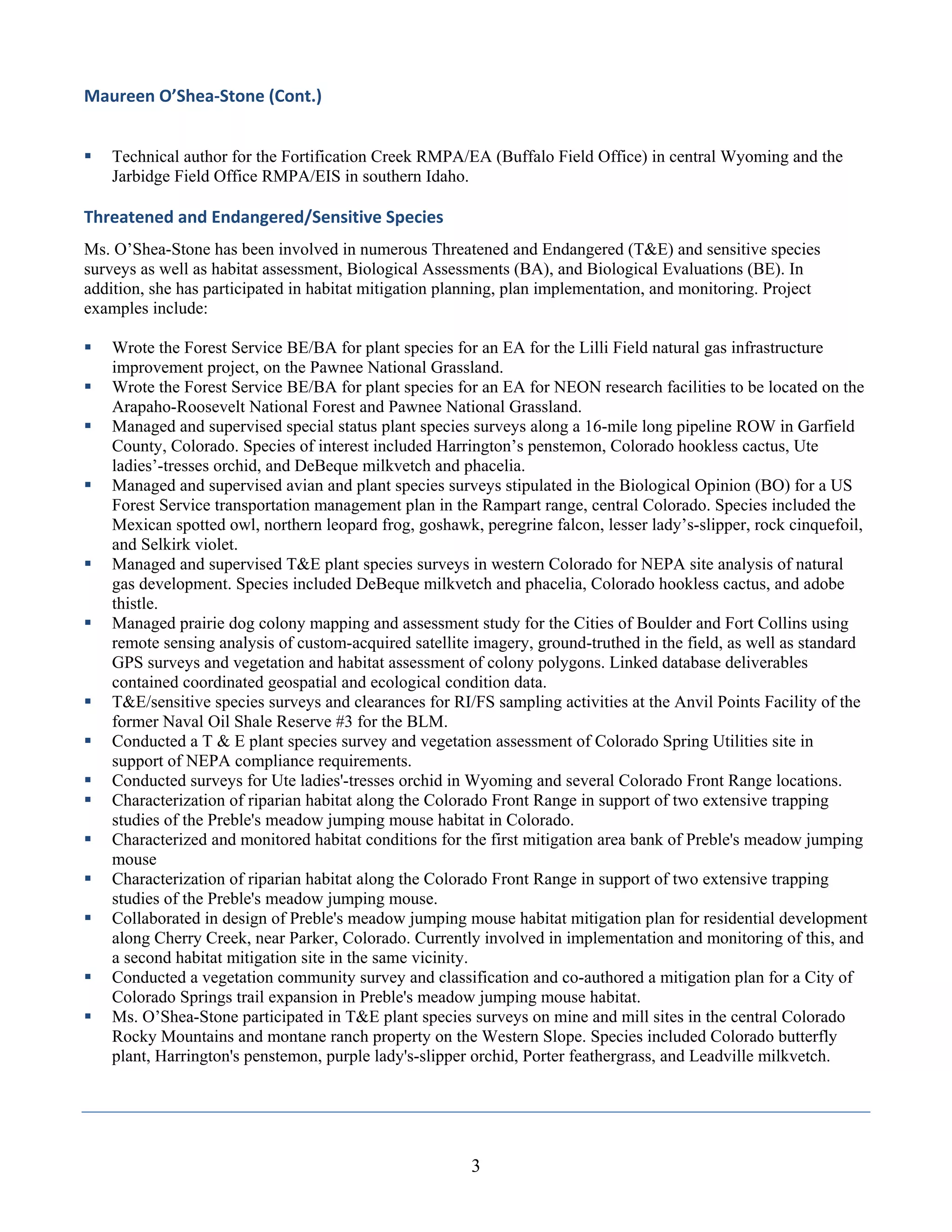 O'Shea-Stone_Resume_July 2015 | PDF