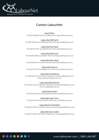 LabourNet Corporate Brochure | PDF