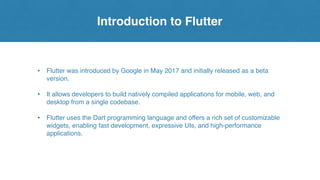 Flutter_GTU 8th Sem Gtu Format PPT for Presentation | PDF