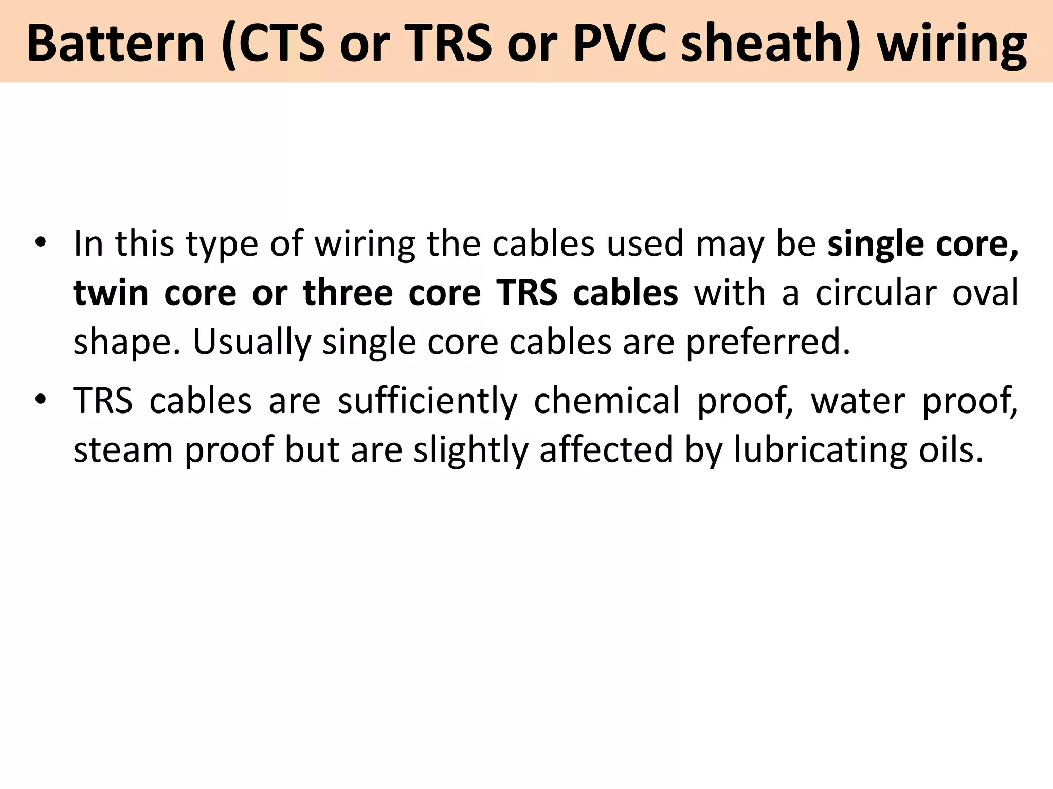 UNII II ELECTRICAL SYSTEMS IN BUILDINGS | PPTX