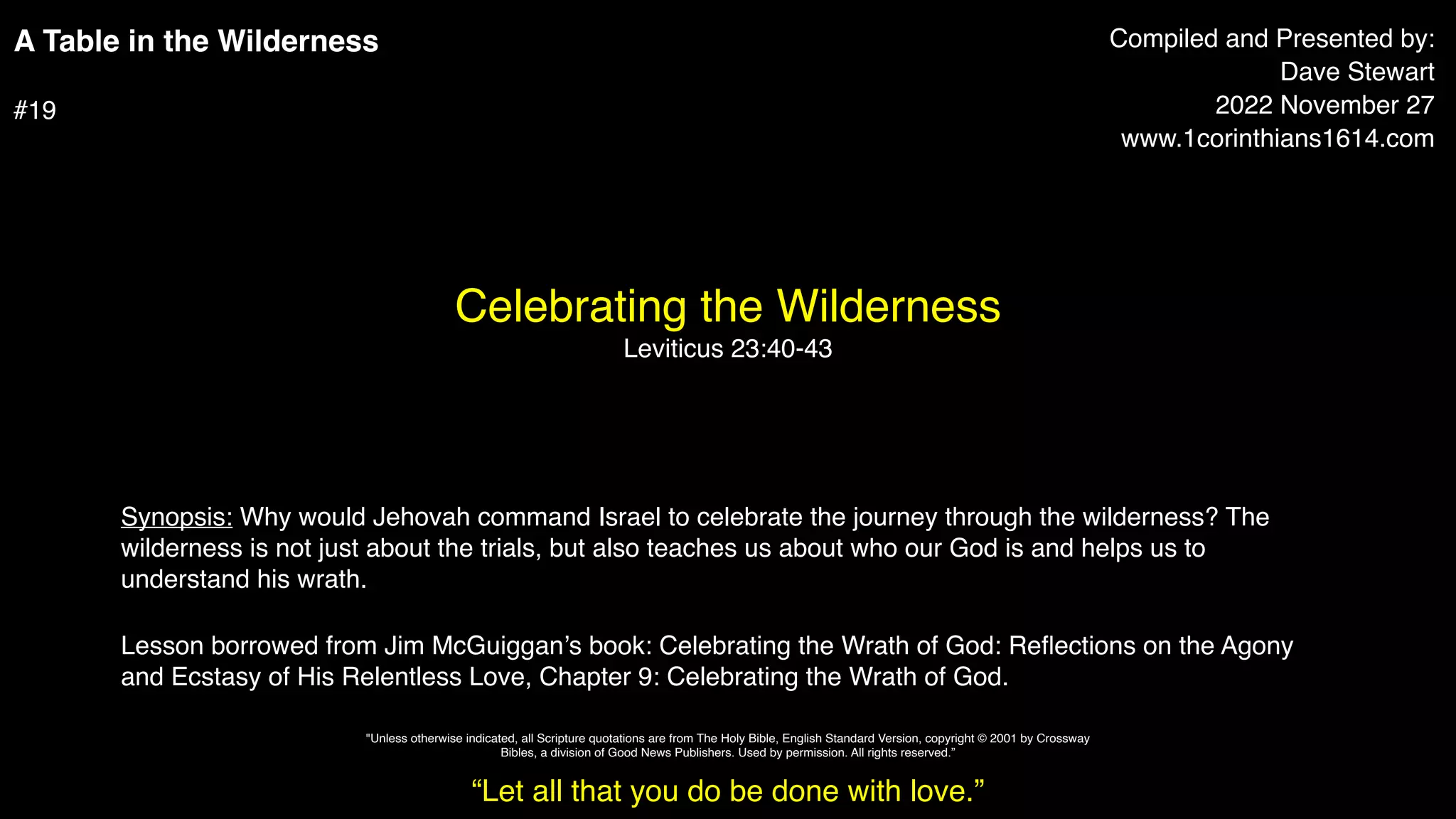 Celebrating the Wilderness (Part 2) | PPT