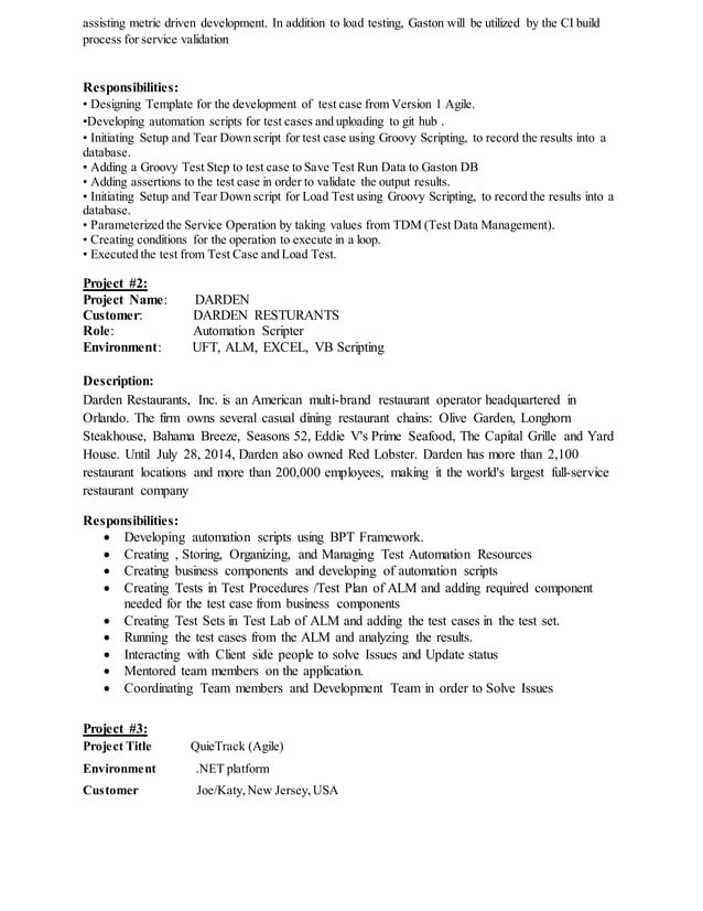 Resume 2 year | PDF