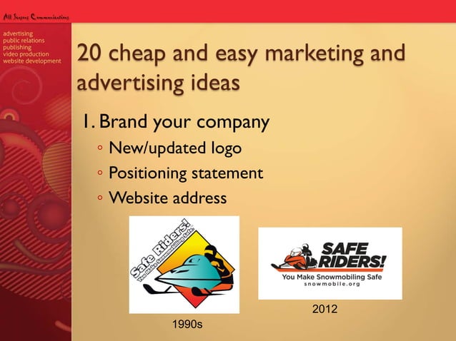 20 cheap and easy marketing and advertising ideas | PPT