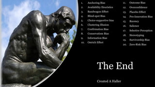 20 cognitive biases that affect your decision | PDF