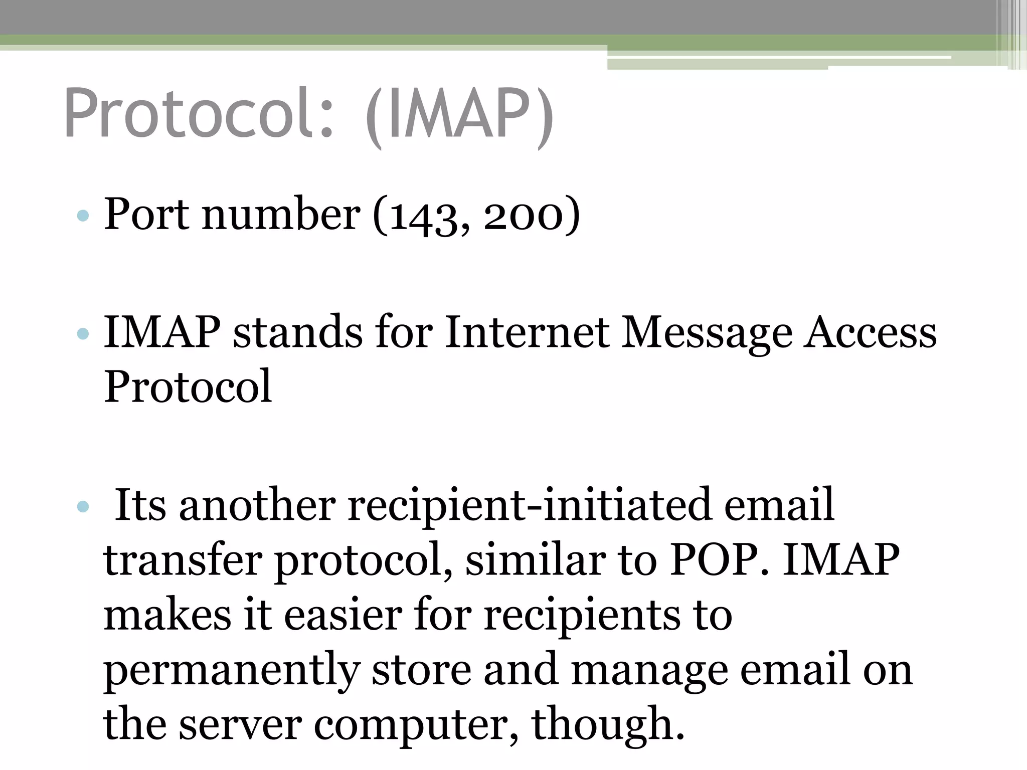 20 common port numbers and their purposes | PPTX