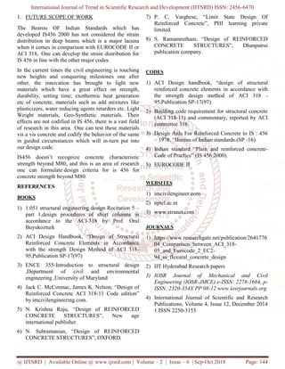 Comparision Of Design Codes Aci 318 11 Is 456 2000 And Eurocode Ii Pdf