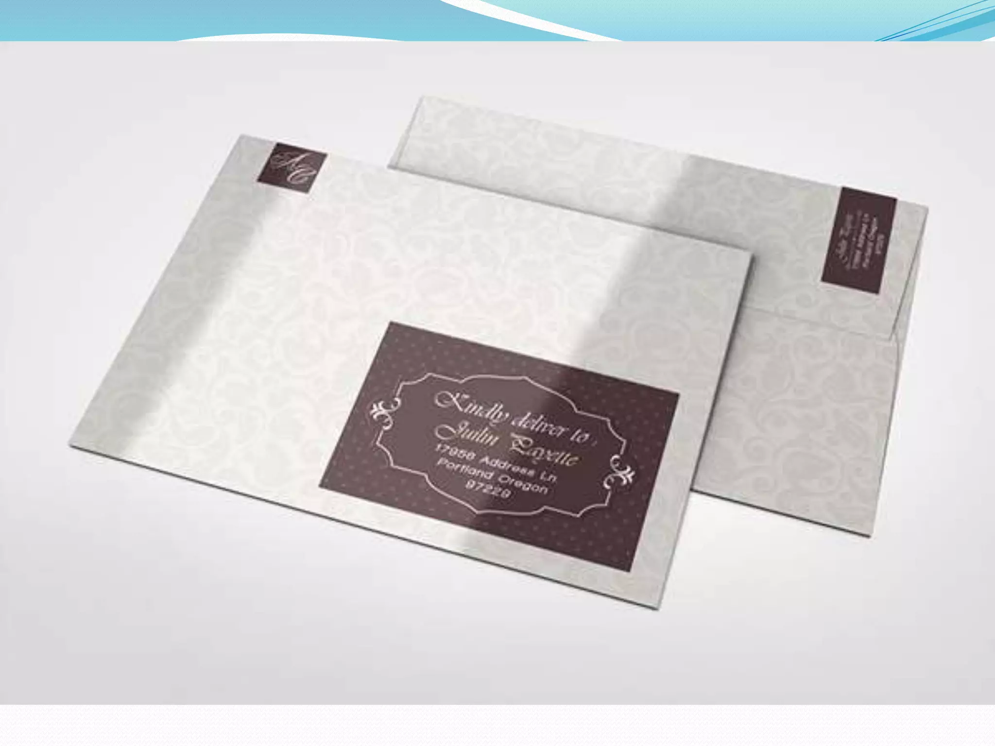 20 contoh desain amplop | PPTX