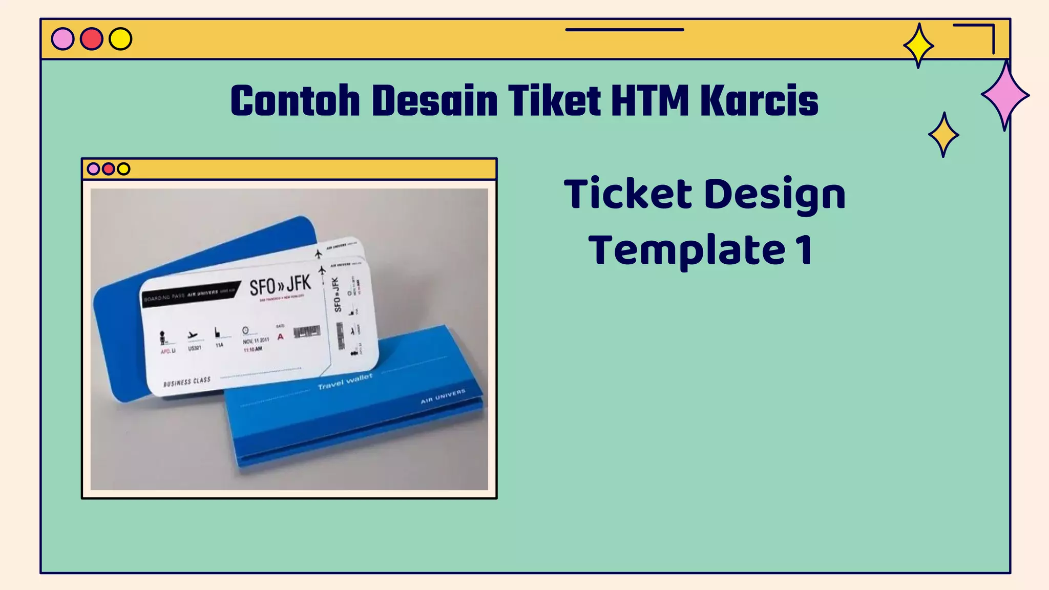 20 contoh desain tiket | PDF