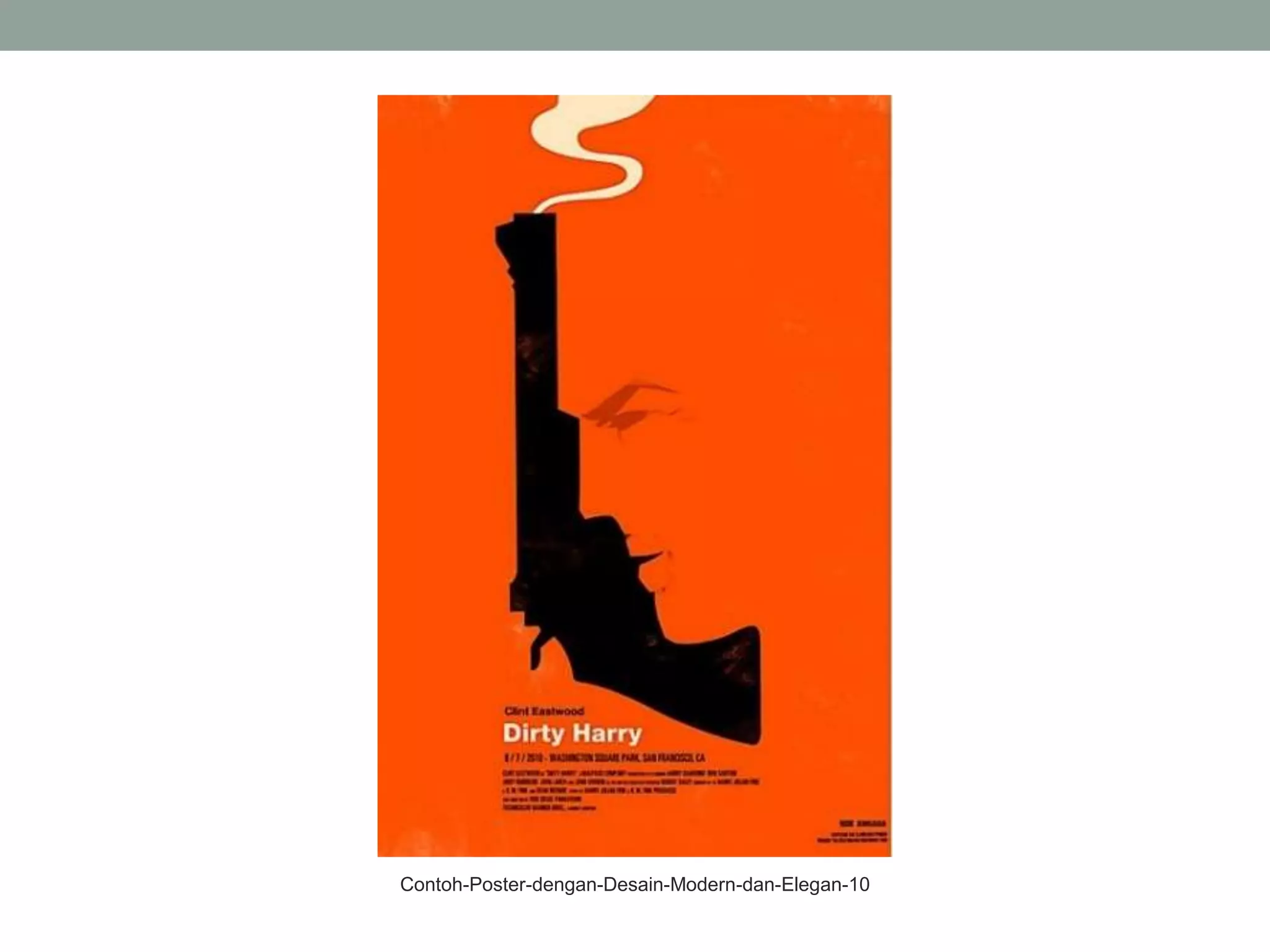 20 contoh poster dengan desain modern dan elegan | PPTX