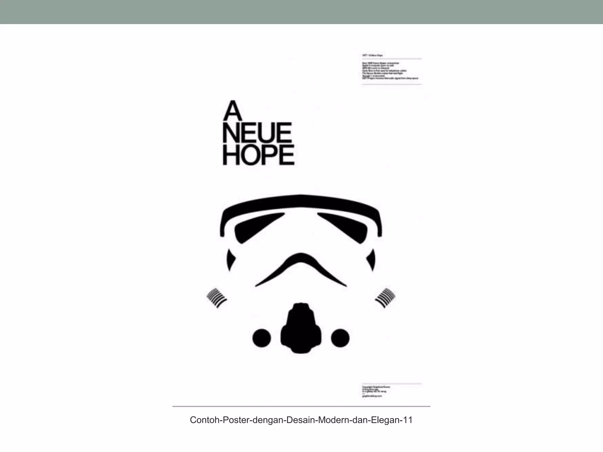 20 contoh poster dengan desain modern dan elegan | PPTX