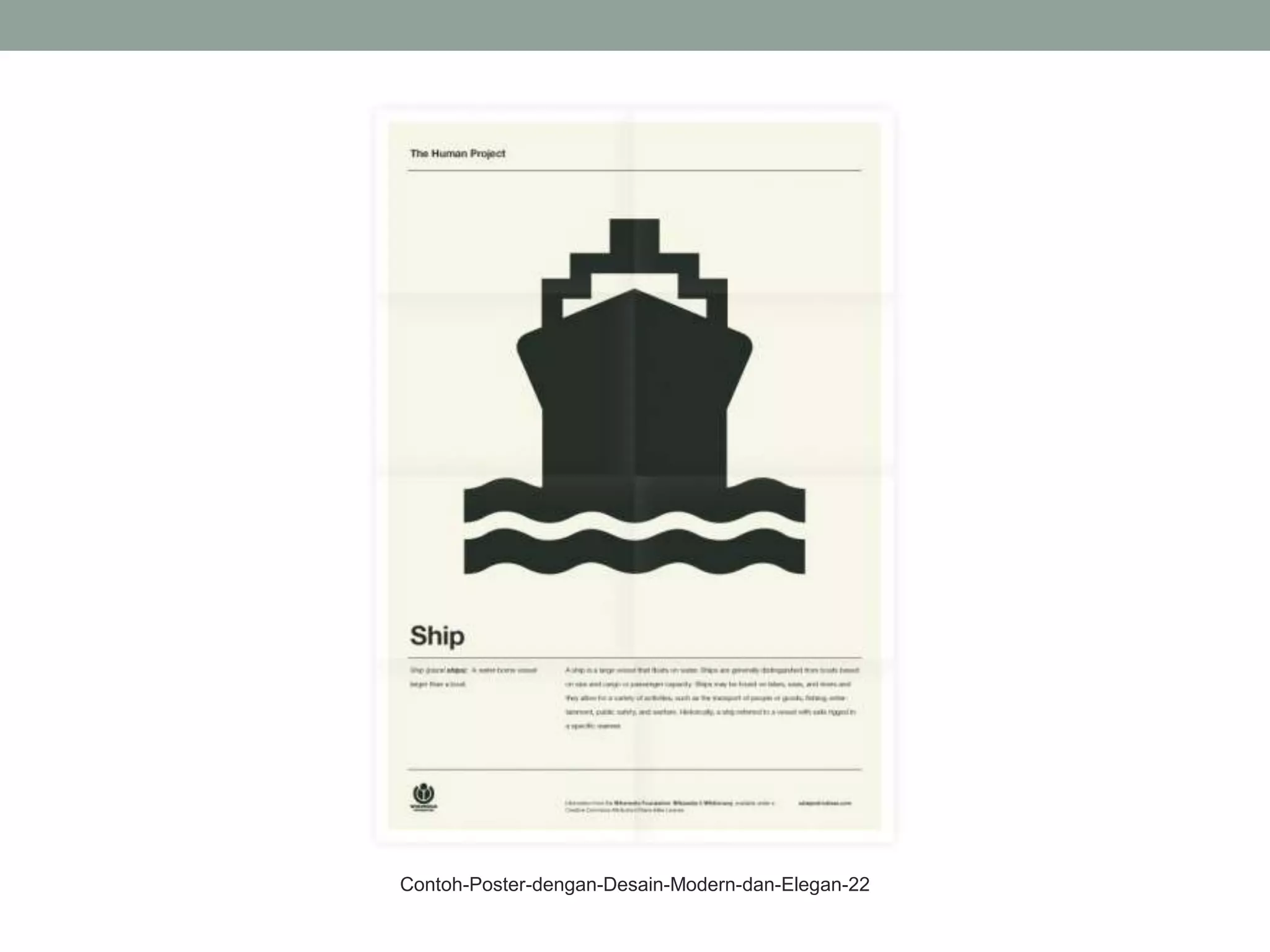 20 contoh poster dengan desain modern dan elegan | PPTX
