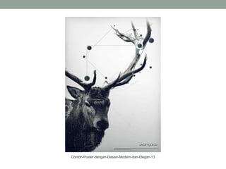 20 contoh poster dengan desain modern dan elegan | PPTX