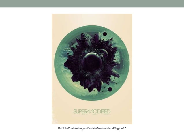 20 contoh poster dengan desain modern dan elegan | PPTX