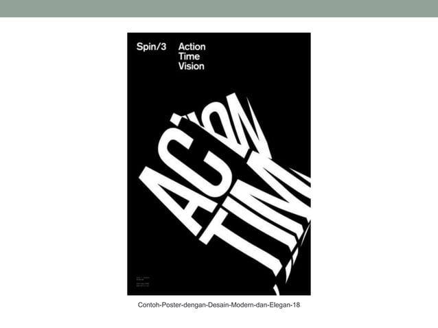 20 contoh poster dengan desain modern dan elegan | PPTX