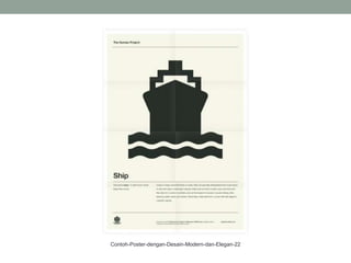 20 contoh poster dengan desain modern dan elegan | PPTX