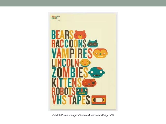 20 contoh poster dengan desain modern dan elegan | PPTX