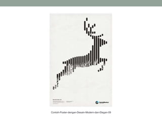 20 contoh poster dengan desain modern dan elegan | PPTX
