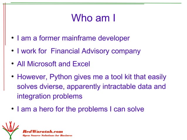 20 cool things python | ODP