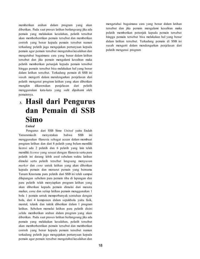 PENERAPAN FILOSOFI SEPAK BOLA INDONESIA DI WILAYAH SURABAYA | DOCX