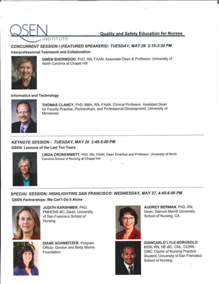 QSEN National Forum 2015 | PDF