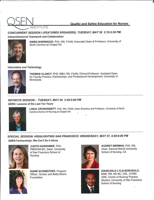 QSEN National Forum 2015 | PDF