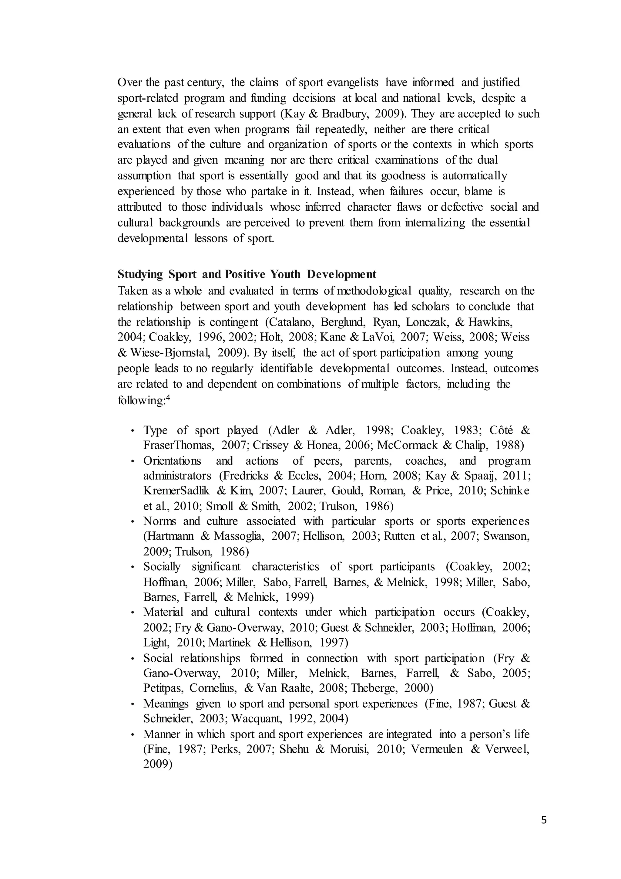 REVIEW SPORT PHILOSOPHY | DOCX