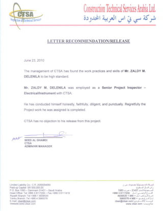 certificate of ctsa | PDF