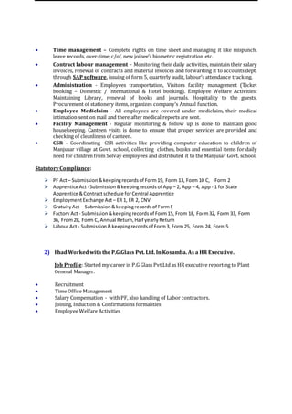 Sameer CV | DOCX | Human Resources | Business